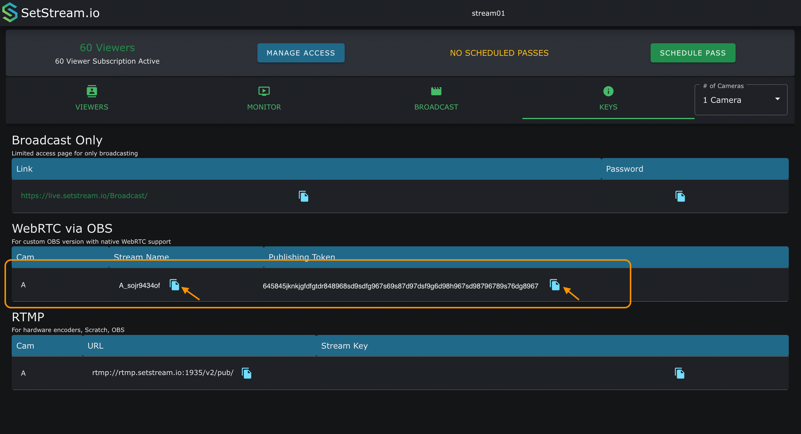 Streaming via OBS Studio - SetStream.io